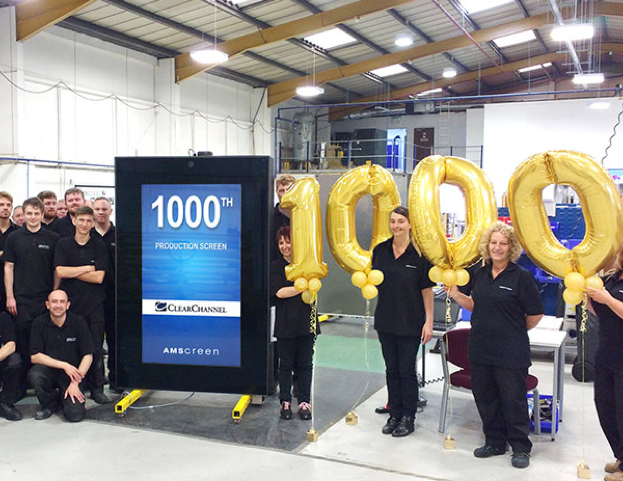 Amscreen Rolls Out 1000th Screen With Clear Channel UK - Amscreen